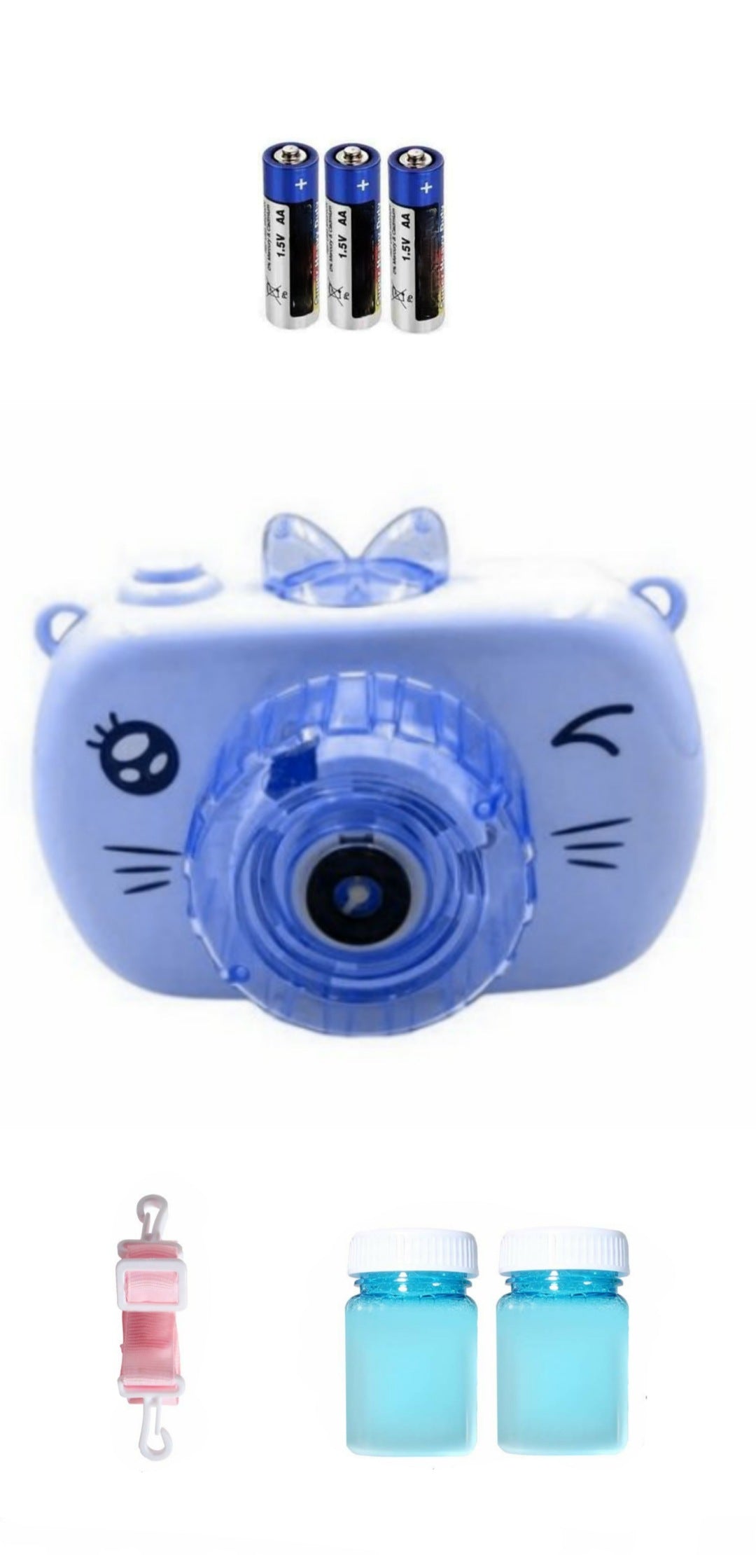 Kitty Bubble Camera - Blue – Kika Kids Boutique